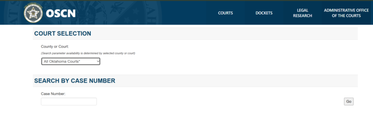 Oscn Oklahoma State Courts Network -Complete guide 2026
